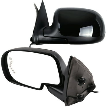 Driver & Passenger Side Mirrors, Left-Right Power Non-Heated Paintable ...