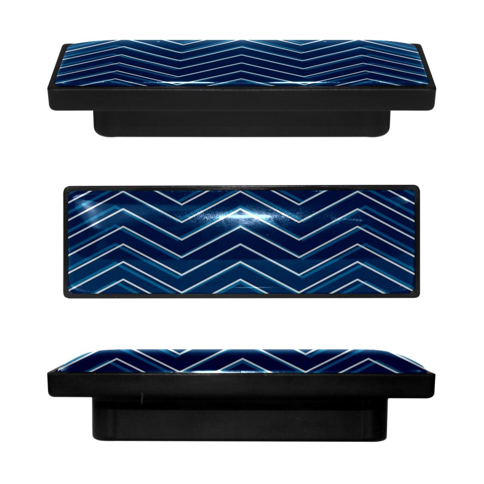 4 Pcs Rectangle Cabinet Handle Cupboard Knob Drawer Pulls Handle Blue ...