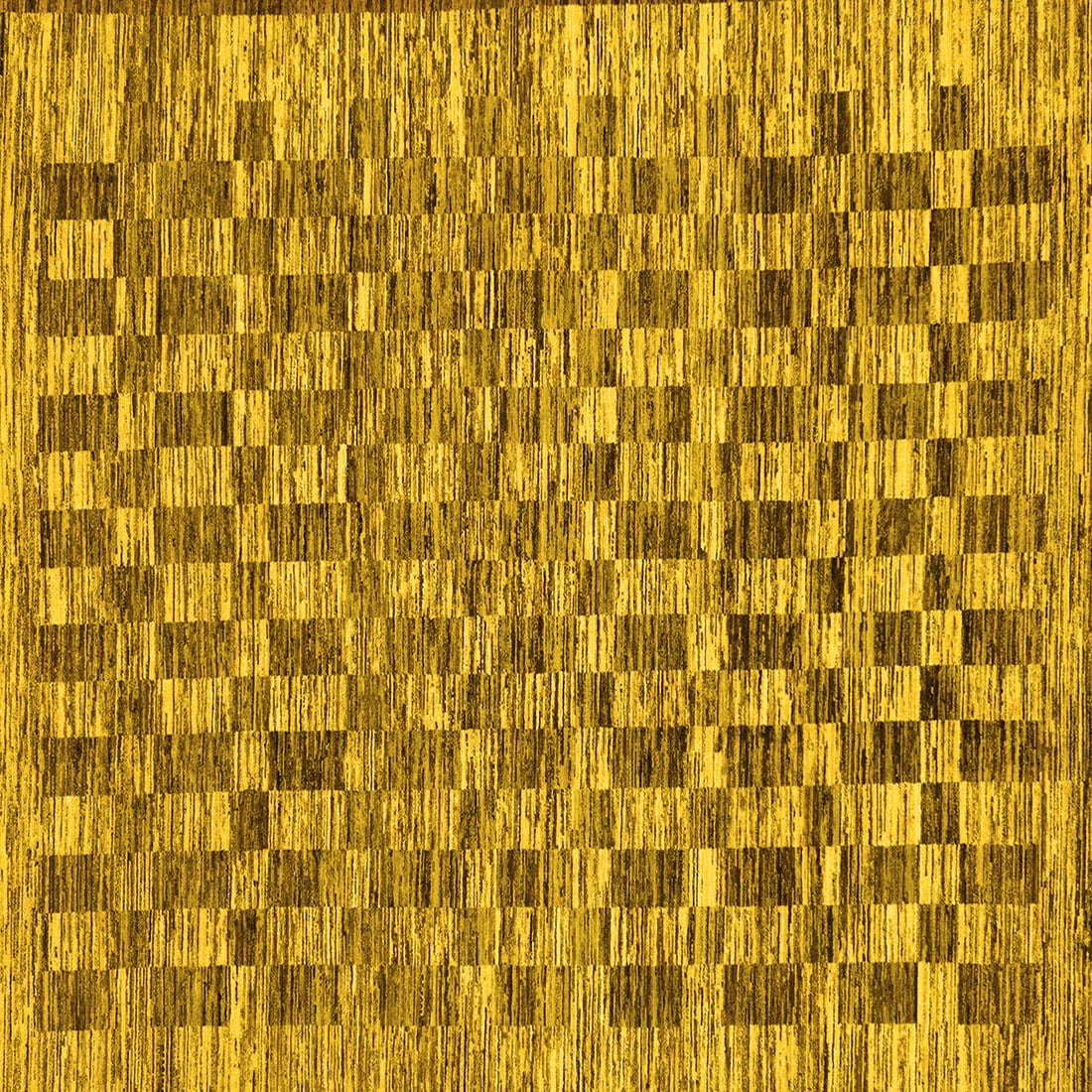Ahgly Company Indoor Square Checkered Yellow Modern Area Rugs, 6 ...