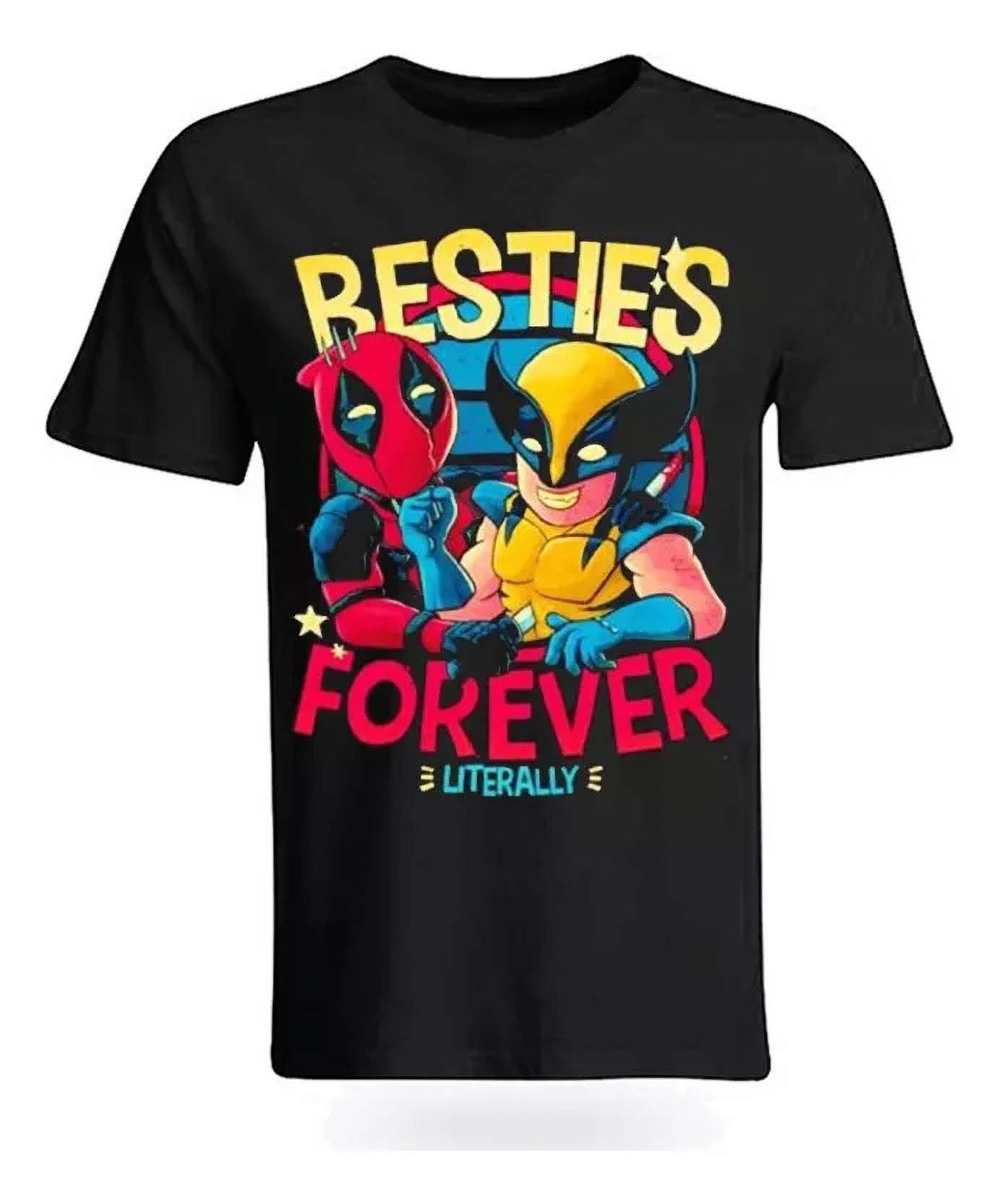 Playera Camiseta Deadpool Vs Wolverine Chibi Mejores Amigos | Walmart ...