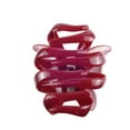 6 Beautiful and Elegant Butterfly Jaw Claw Clip in Burgundy Color ...