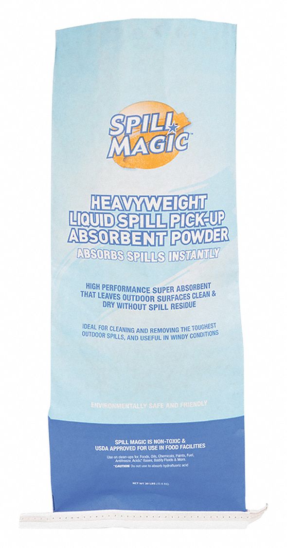 Spill Magic Absorbent Powder,Oil-Based Liquids 97106 - Walmart.com