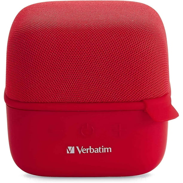 Bocina Verbatim cube wireless bluetooth rojo Verbatim 70225 | Bodega ...