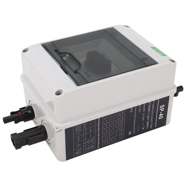 Battery DC1000V 32A Solar DC Disconnect Switch Silver Contacts PC 1 In 1 Out PV DC Isolator ...