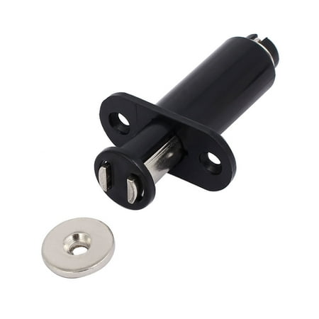 Kitchen Cabinet Cupboard Door Single Magnetic Touch Latch Catch Black ...