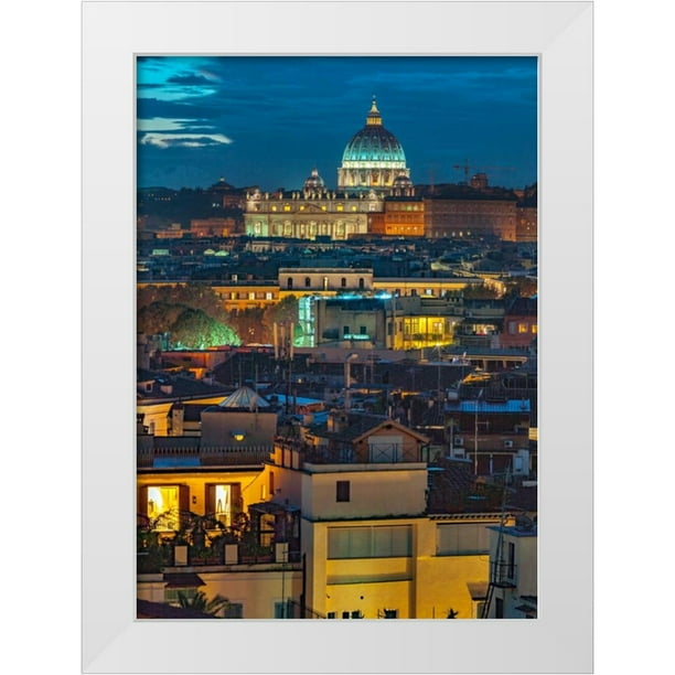 Frank, Assaf 24x32 White Modern Wood Framed Museum Art Print Titled ...