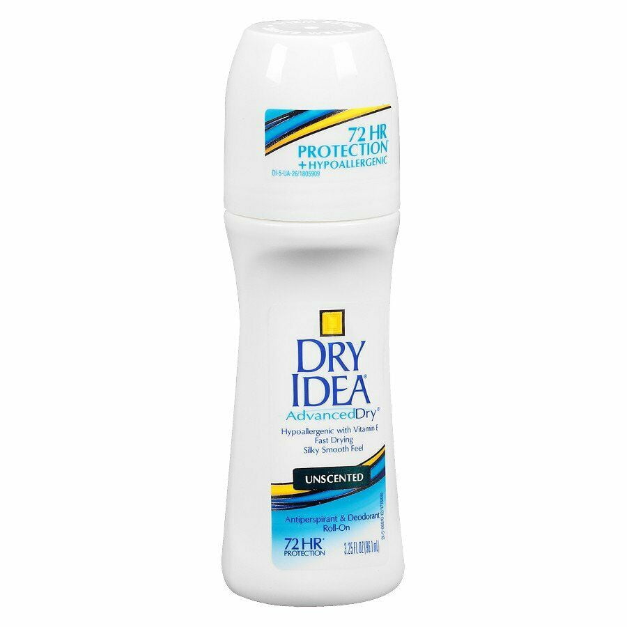 Dry Idea Roll-On Advanced Dry Antiperspirant & Deodorant, 72 HR ...