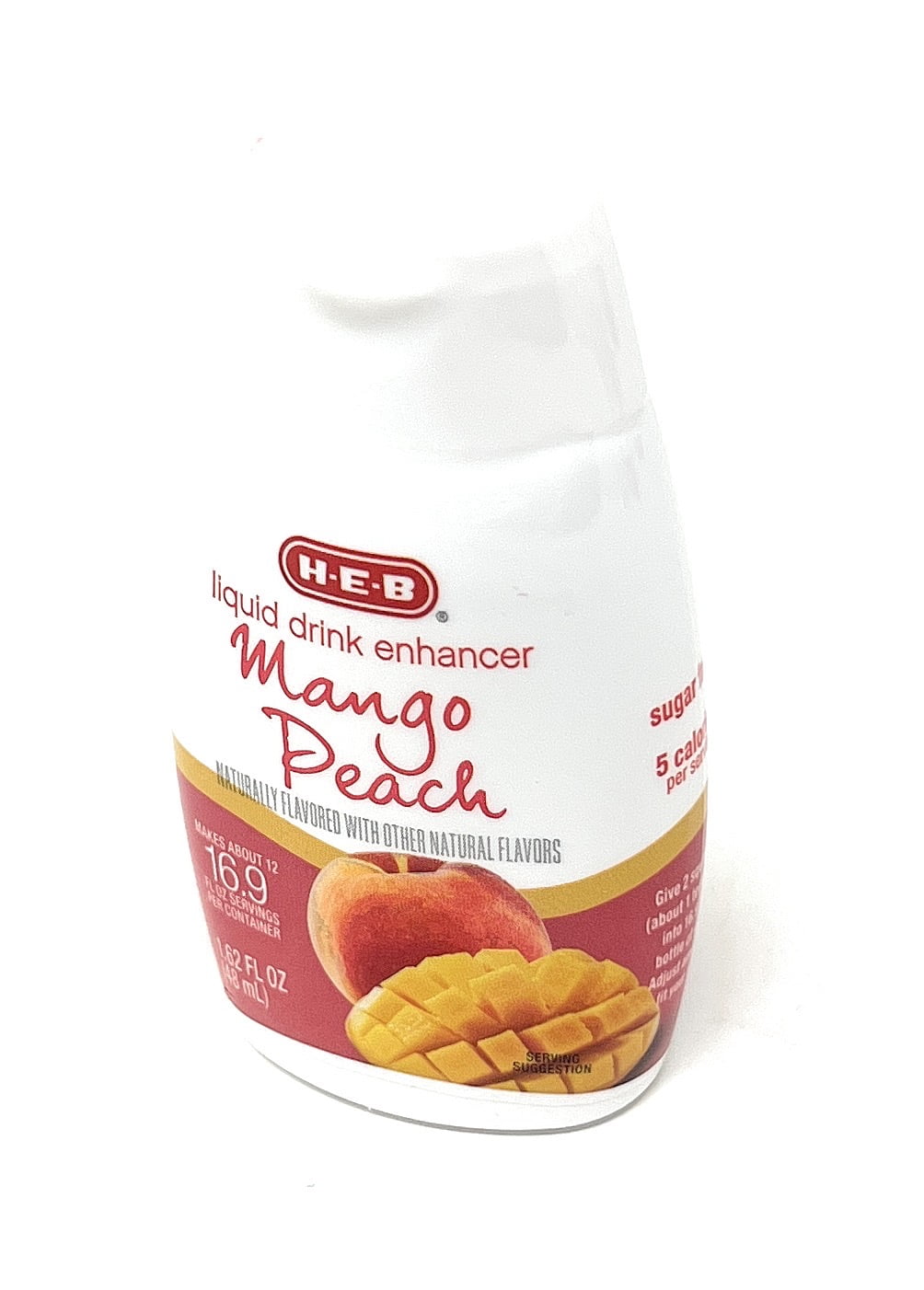 H-E-B Mango Peach Liquid Beverage Enhancer Drink Mix 1.62oz - 1 bottle ...