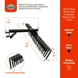 Field Tuff 48 Inch Tractor Tow-Behind Heavy Duty Landscape Rake for ...