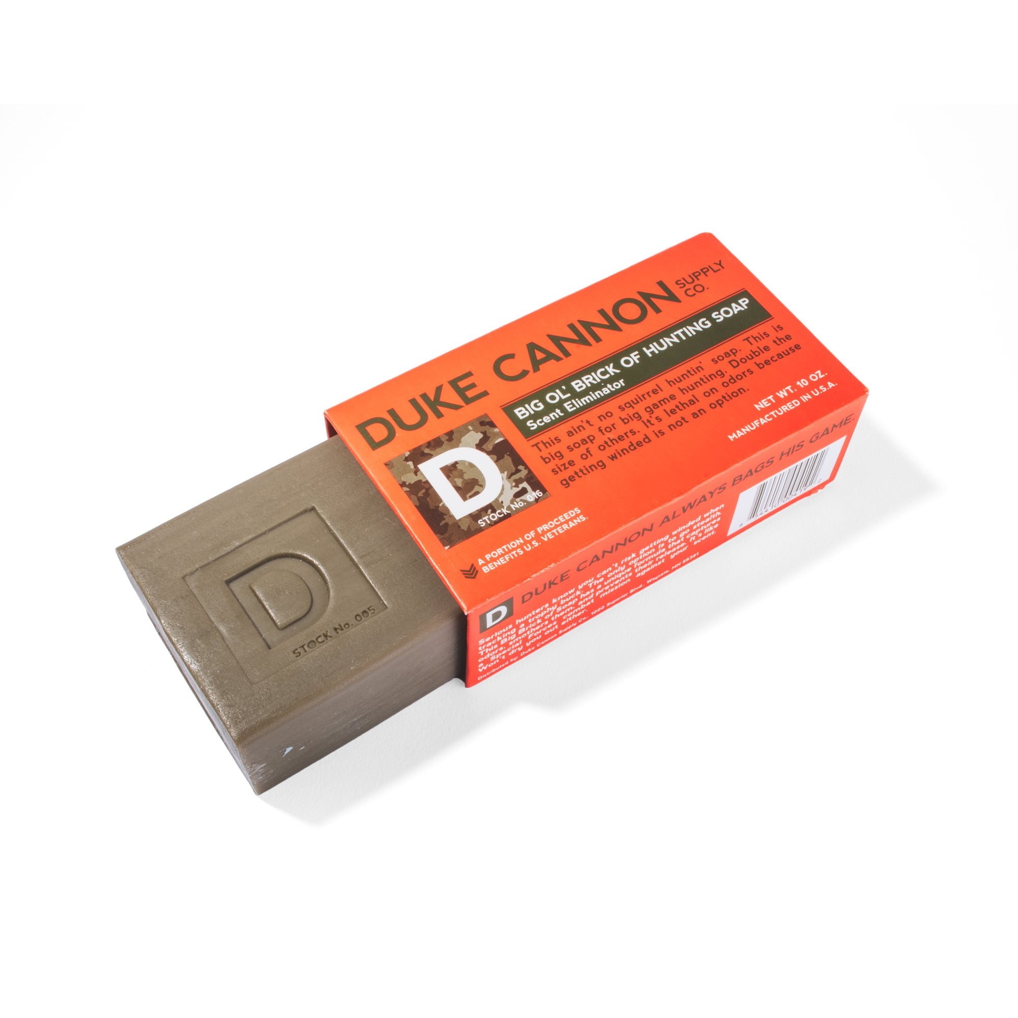 Duke Cannon Big ‘ol Brick of Hunting Soap – 10 oz