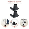 2-Pack Walker Ski Glides, Universal Replacement Glide Caps Heavy Duty ...