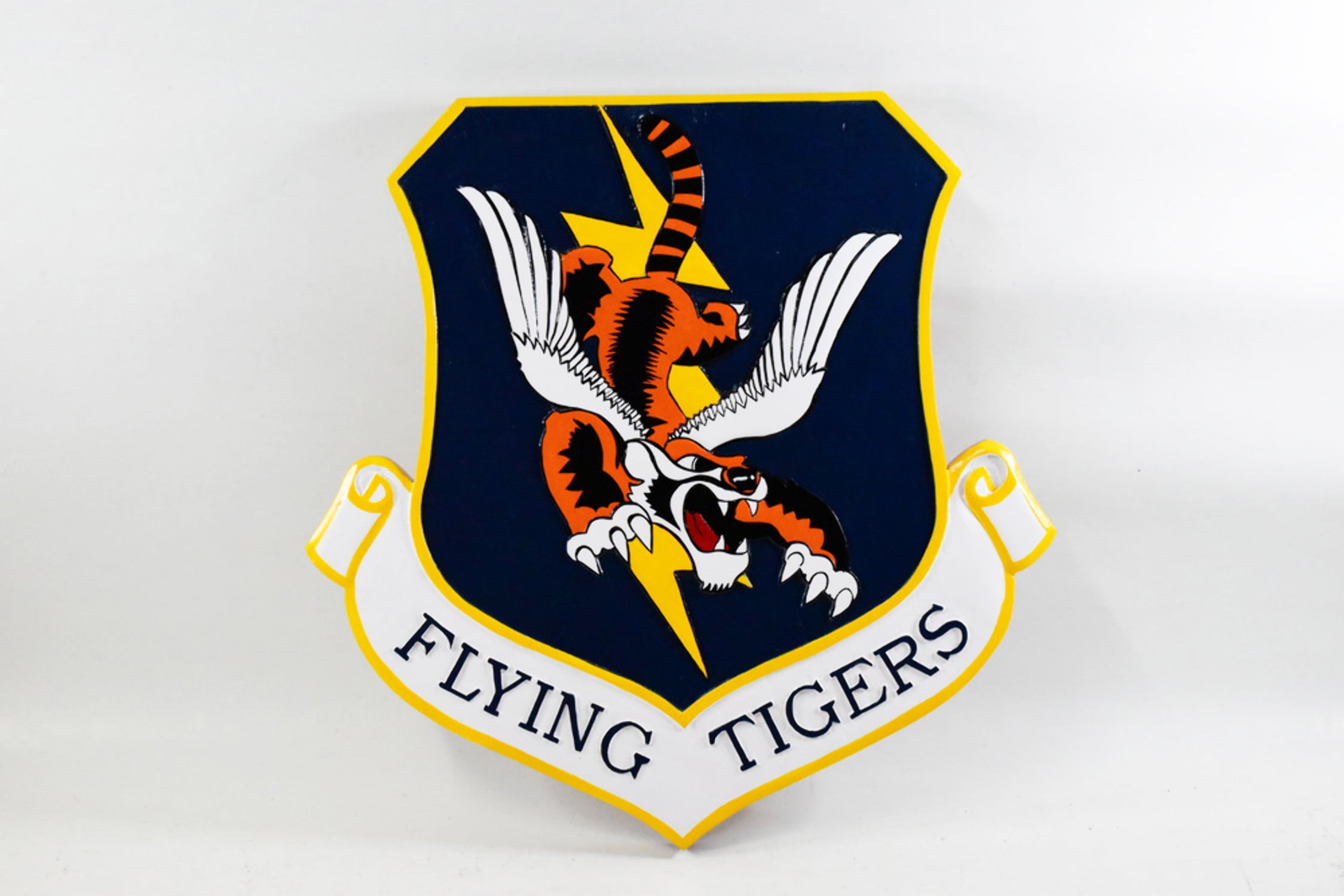 23rd Fighter Group Flying Tigers Plaque,14, Mahogany - Walmart.com