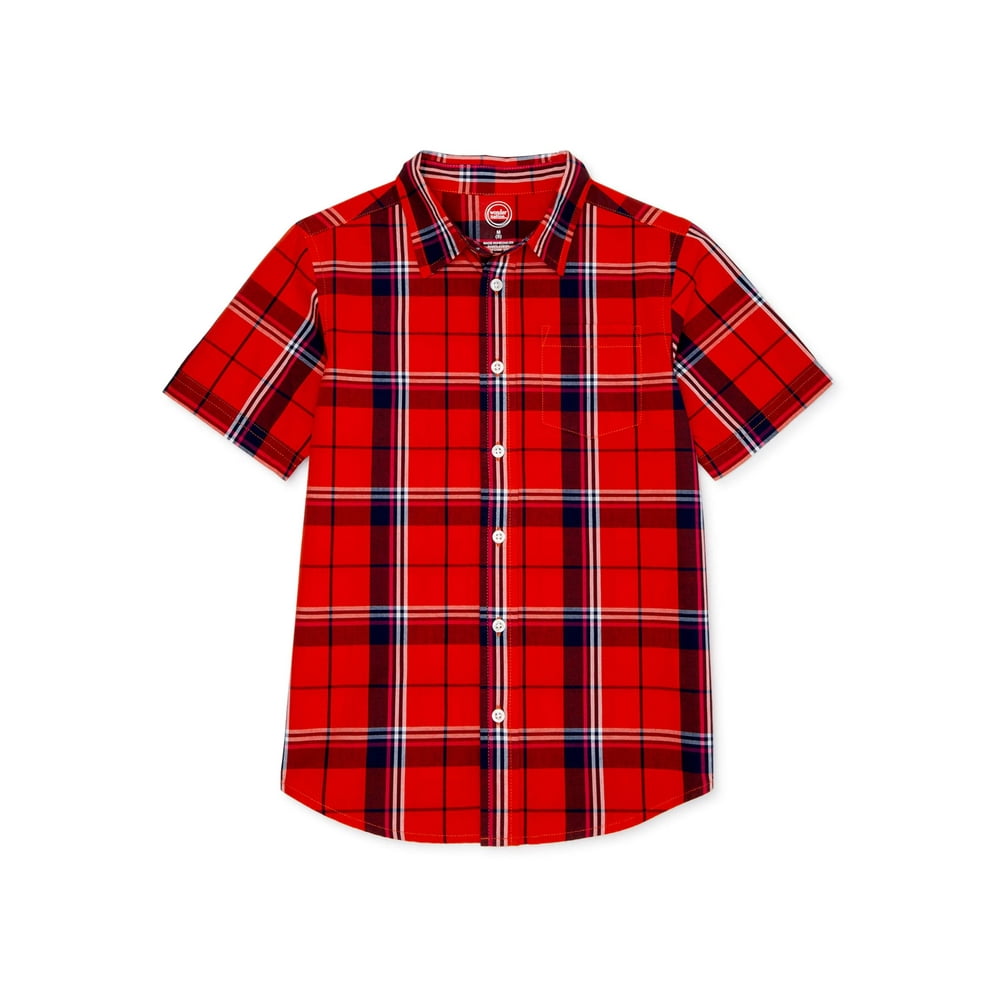 Wonder Nation - Wonder Nation Boys Exclusive Short Sleeve Shirt, Sizes ...