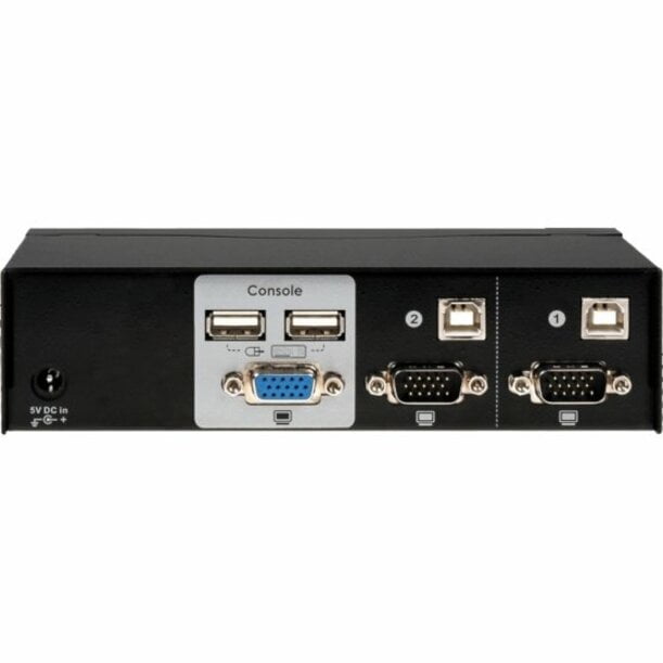 2PORT USB INDUSTRIAL-GRADE KVM SWITCH W/ 2 CABLES (NON-OSD) - Walmart.com