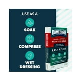 Domeboro Medicated Soak Powder, Rash Relief, 12 ct, 2-Pack, Astringent ...