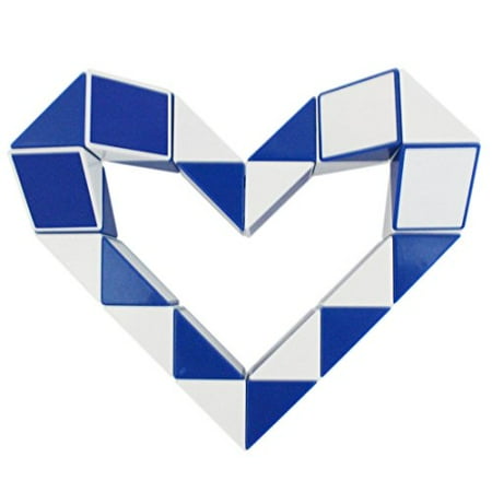 Mipartebo Magic Snake Cube Twist Puzzle 24 Wedges Sensory Fidget ...