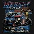 'Merican Muscle Fast Cars and Beer Muscle Shirt Hot Rod Enthusiast Car ...
