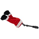 Northlight Animated and Musical Santa's Kicking Legs Christmas Village ...