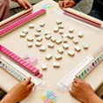 American Mahjong Tile Set(4 Layer), 160 Acrylic Engraved Tiles ...
