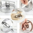 Round Biscuit Cutters With Handle,Stainless Steel Round Circle Dough ...