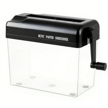 Mini Hand Shredder Portable Paper Shredder Manual Shredder Documents ...
