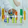 Transparent Test Tube Rack Holder Laboratory Tool Testing Tubes ...