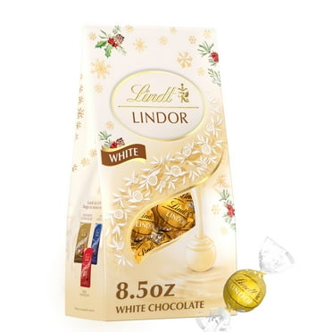Lindt Lindor White Chocolate Candy Truffles, 8.5 oz. Bag - Walmart.com