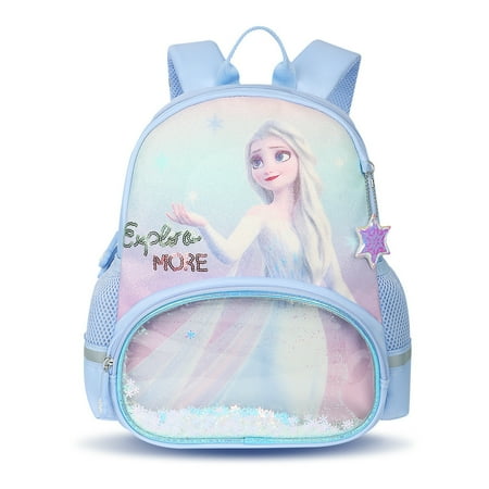 Disney Sequins Backpack Frozen Elsa Princess Kawaii Glitter School Book ...