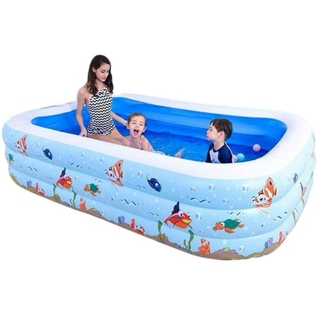 Inflatable Baby Swimming Pool,Collapsible Kiddie Paddling Pool ...