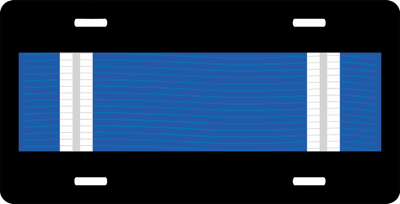 NATO ISAF Ribbon License Plate - Walmart.com