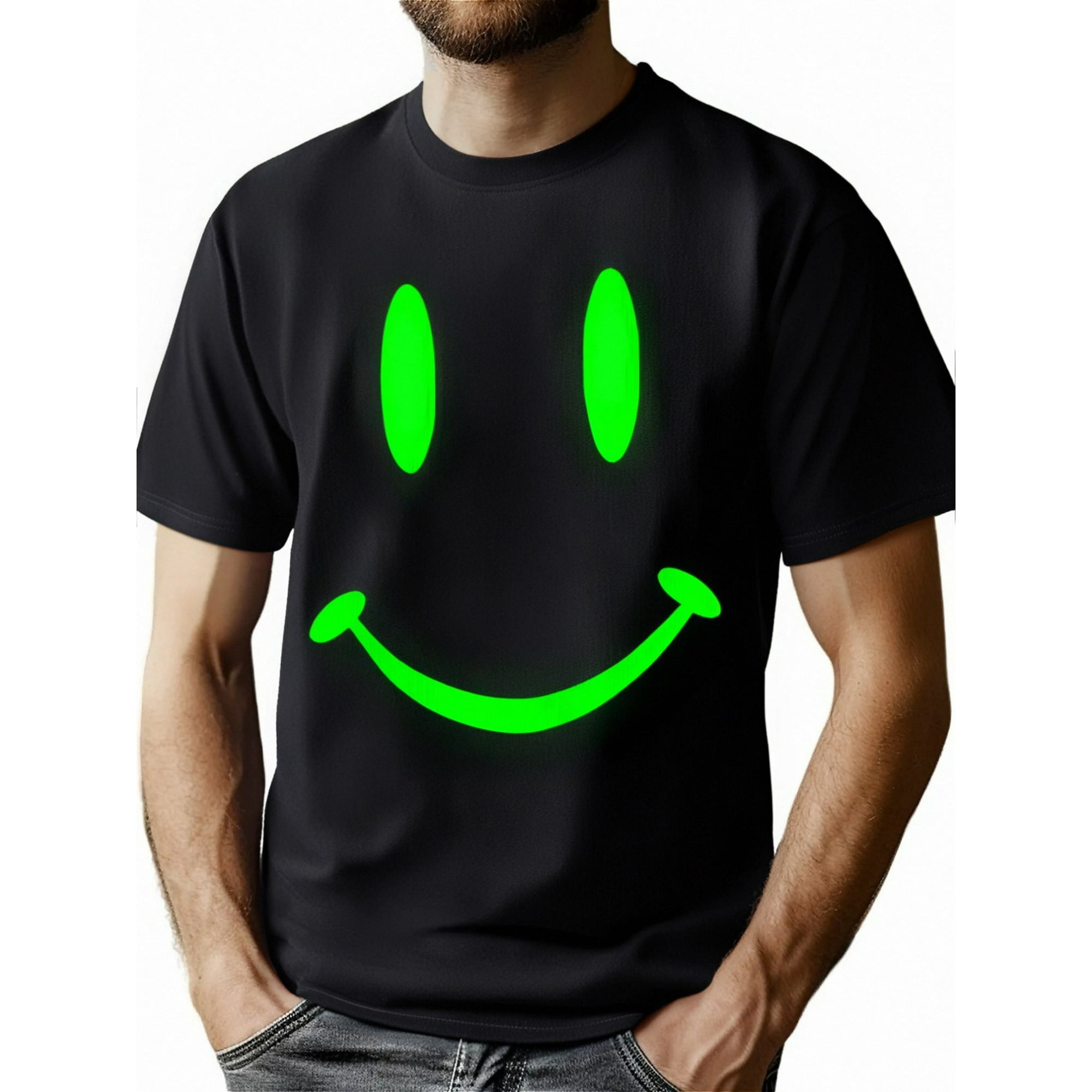 Click here for Generic Mens Retro Happy Hardcore Smile Glow-In-Th... prices