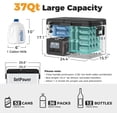 Setpower PT35 Dual Zone 12V Refrigerator, 35L Split Compartment Design ...