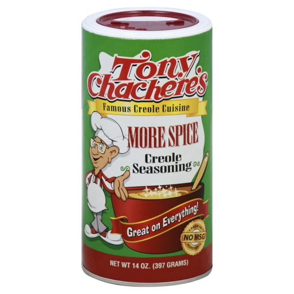 Tony Chacheres Famous Creole Cuisine More Spice Seasoning 14 oz ...