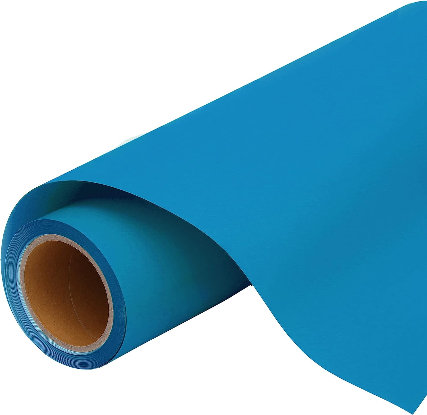 Blue Heat Transfer Vinyl Film HTV | Solid Color | Cut Roll 20" Wide By ...