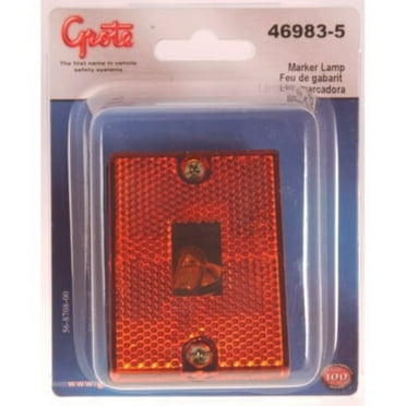 Grote 46413-5 Yellow 3" Clearance Marker Light (Pair Pack) - Walmart.com