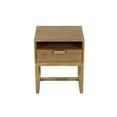 Nathan James Luke Light Brown Wood Nightstand Bed Side Table, Side Sofa ...