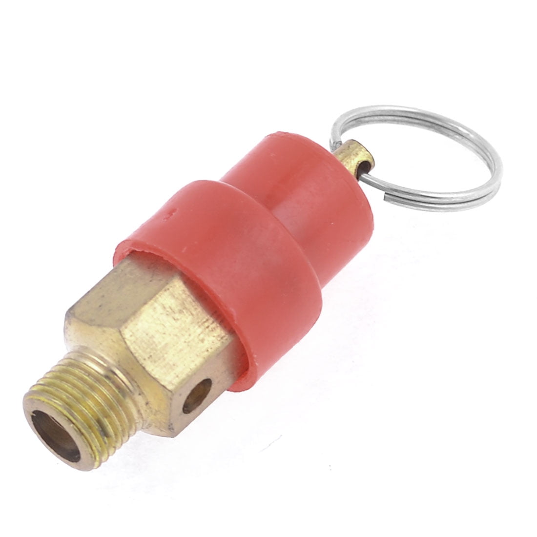 Red Gold Tone 1/8" Dia Male Thread Air Pressure Relief Valve - Walmart.com