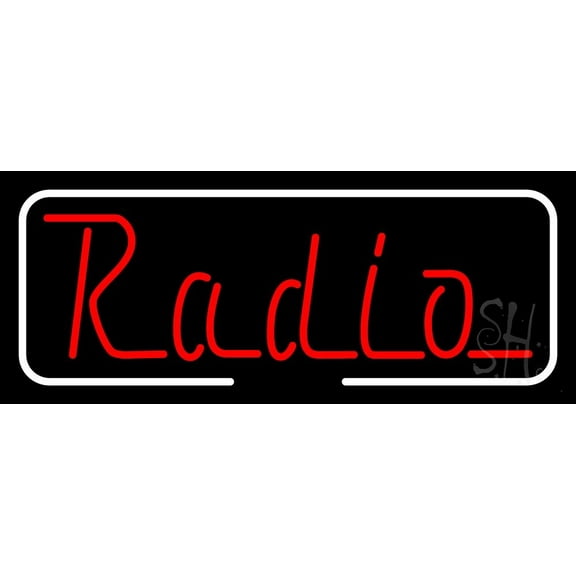 White Internet Blue Line LED Neon Sign 10 x 24 - inches, Clear Edge Cut ...