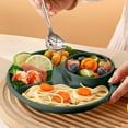Divided Plates for Adults, Unbreakable Portion Control Plate Sectioned ...
