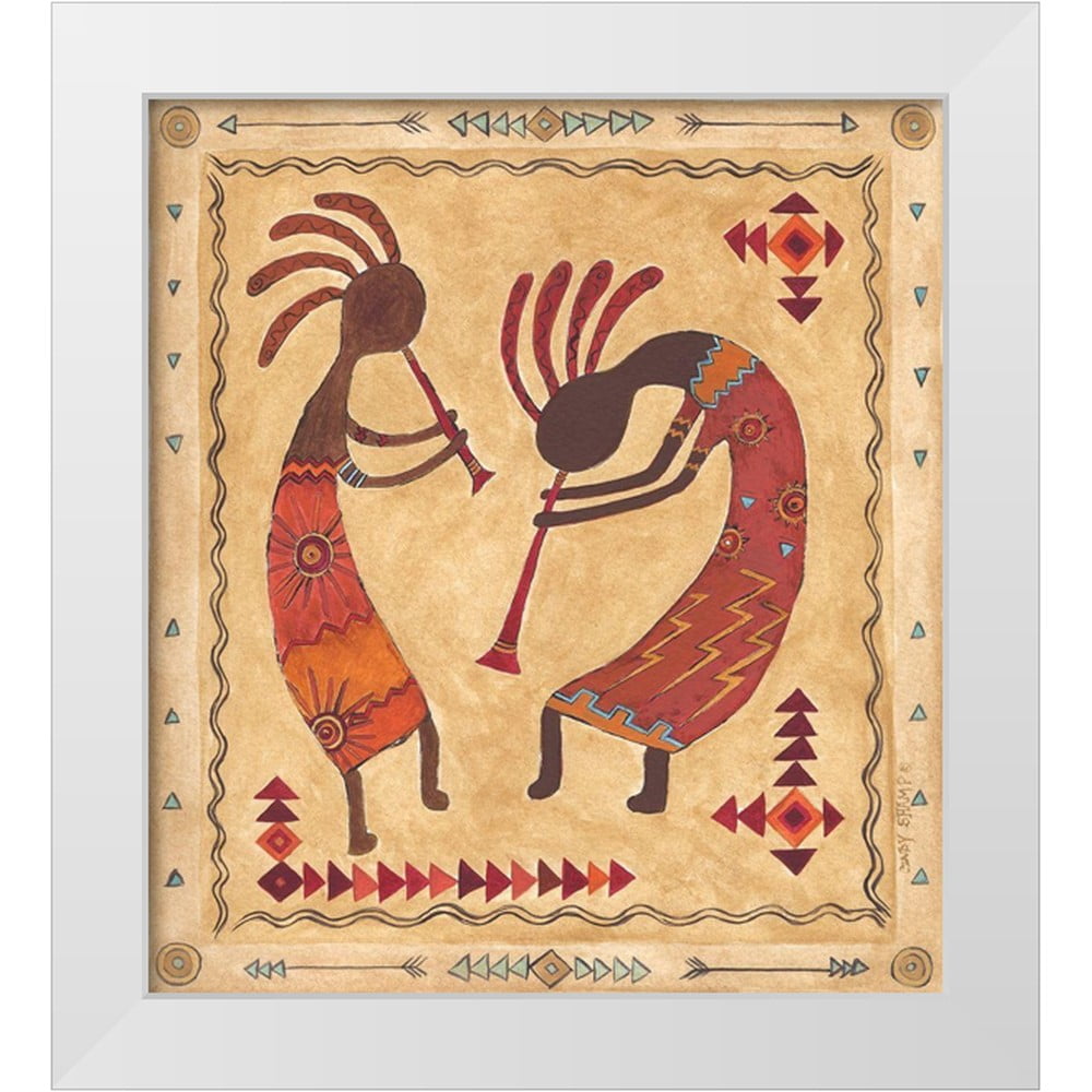 Shamp, Cindy 26x29 White Modern Wood Framed Museum Art Print Titled ...