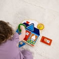 Melissa & Doug First Shapes Wooden Jumbo Peg Puzzle - 5 Pieces With ...