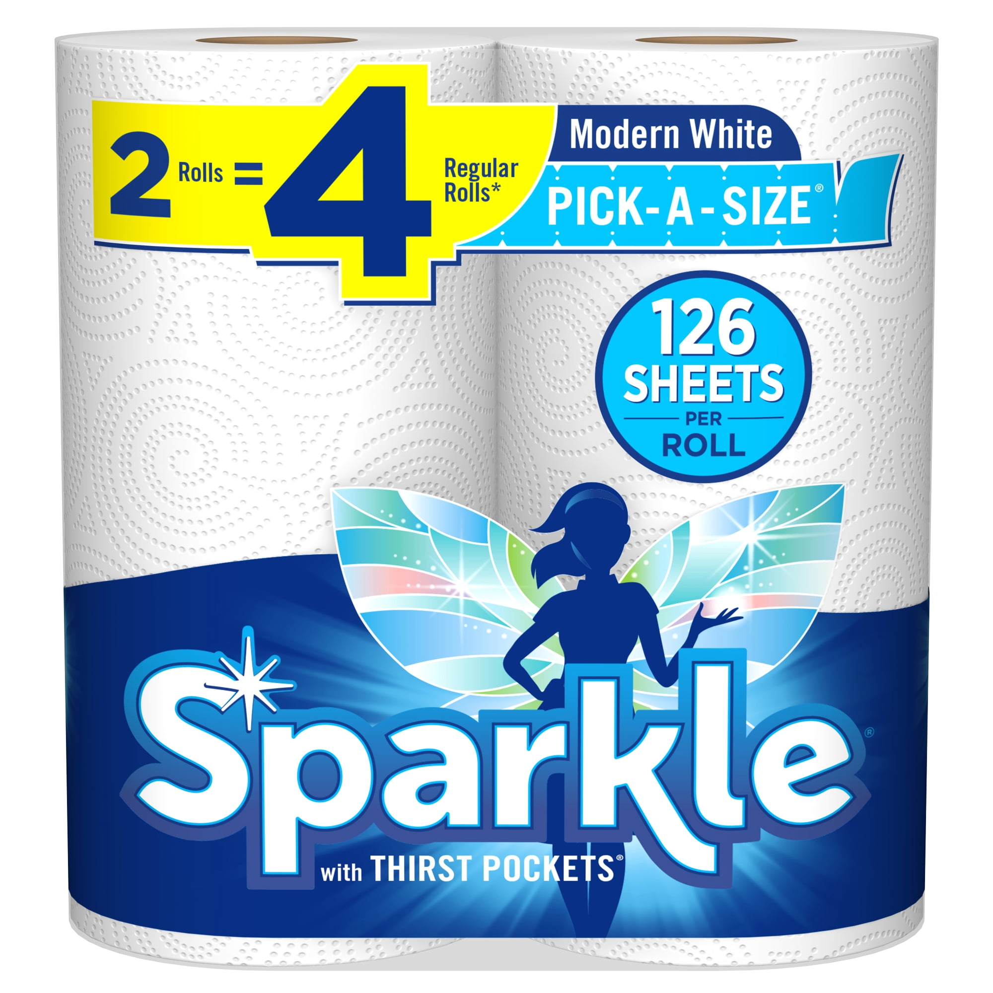 Sparkle Paper Towels 2 Double Rolls White Pick A Size Walmart Sparkle Paper Towels 2 Double Rolls White Pick A Size Walmart