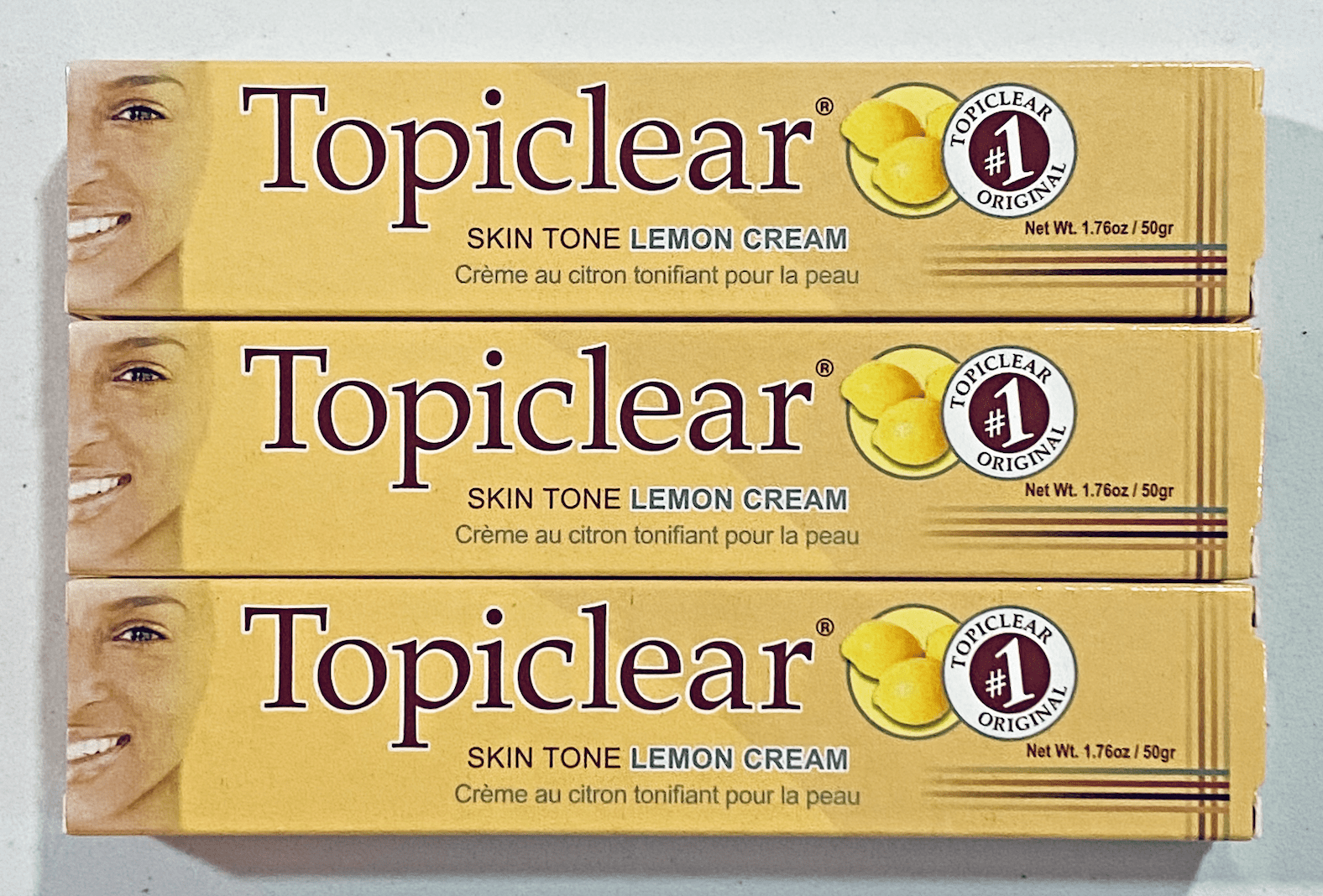Topiclear Skin Tone Lemon Cream Tube (Pack of 3) - Walmart.com
