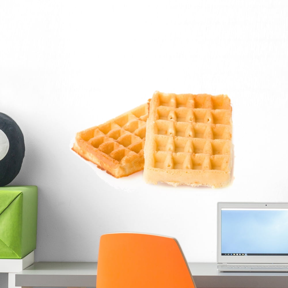 Waffles Wall Decal by Wallmonkeys Peel and Stick Graphic (18 in W x 11 ...