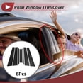 Unique Bargains Door Pillar Window Trim Anti Scratch Sticker Pillar ...