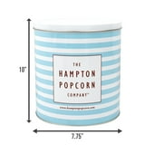 White & Dark Chocolate Swirl Popcorn Tin, 1 Gallon Reusable Tin ...