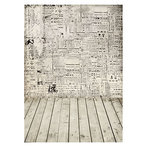 ABPHOTO Polyester newspaper background newspaper background baby 5x7ft ...