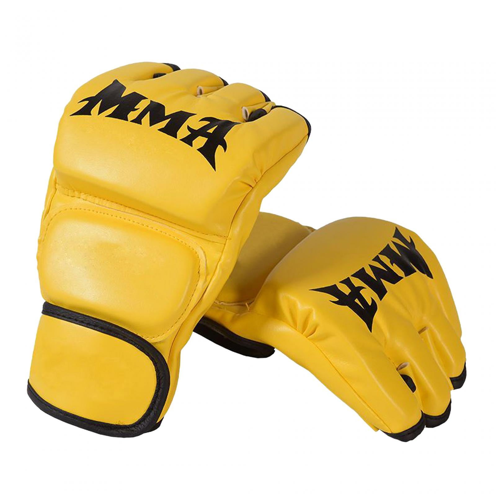 Click here for Almencla Mma Gloves Half Finger Boxing Gloves For... prices
