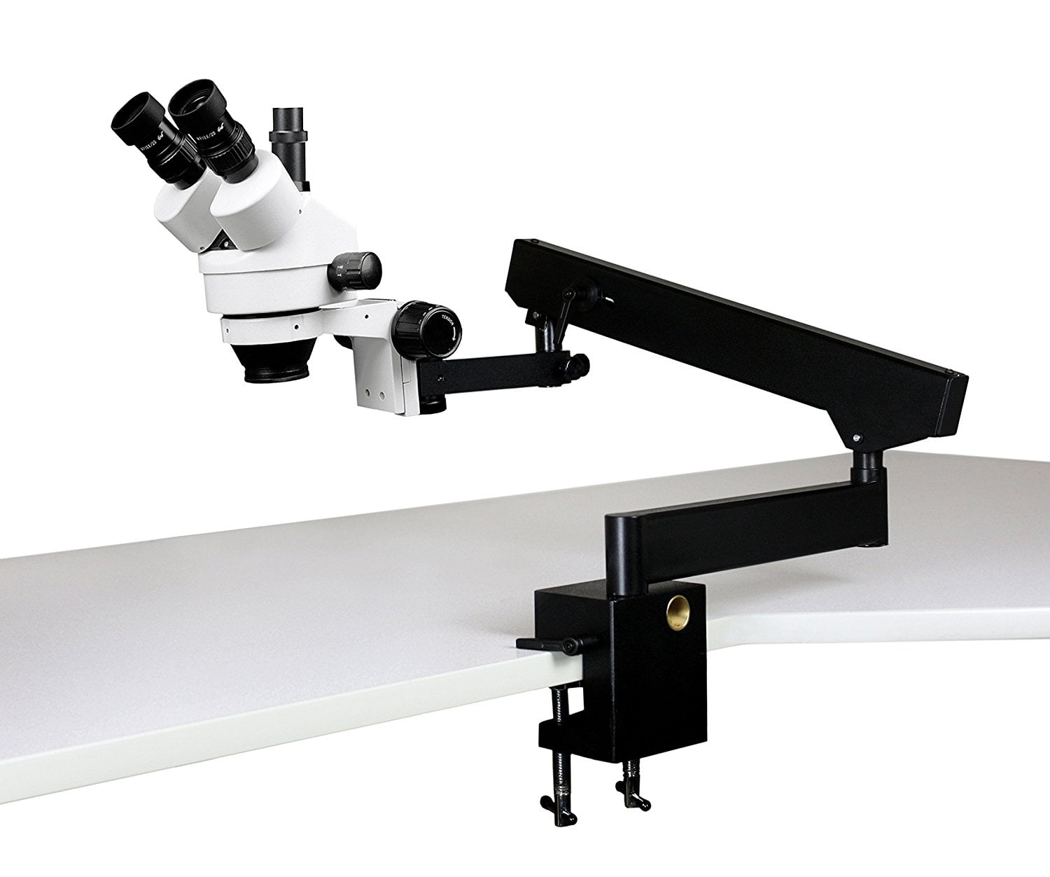 Vision Scientific Trinocular Zoom Stereo Microscope, 10x Widefield ...