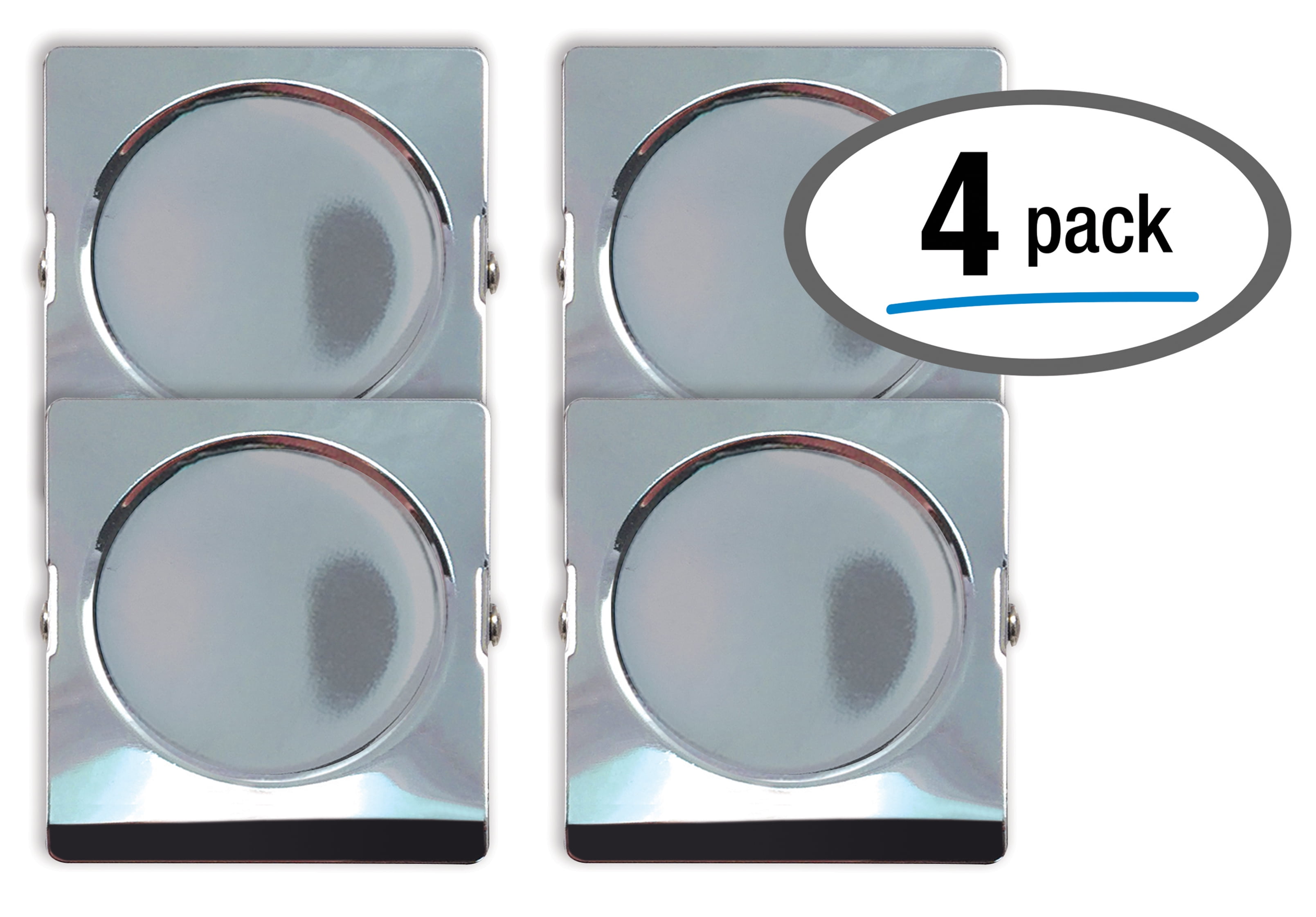 Extra Large Magnetic Metal Clips, 4 Pack, by Better Office Products ...